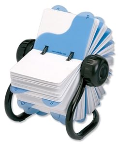 Rotadex Rotamate Rotary Card File with 500 x A7 Cards and A-Z Index ...