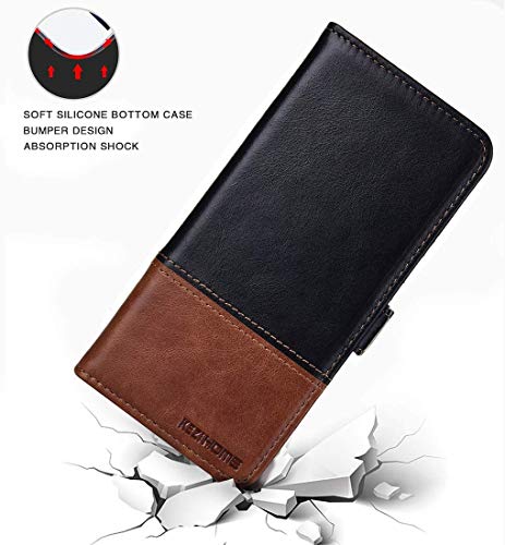 KEZiHOME Note 20 Ultra Case, Genuine Leather [RFID Blocking] Galaxy Note 20 Ultra 5G Wallet Case ...