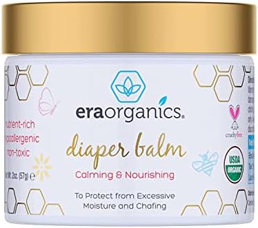 Baby Diaper Rash Balm - USDA Certified Organic Soothing Diaper Rash ...