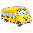 Amazon.com: Bus Funny Cartoon School Bus Window Truck Car Bumper ...