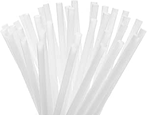 Amazon.com: Compostable Plant-Based Drinking Straws - Unwrapped Bulk ...