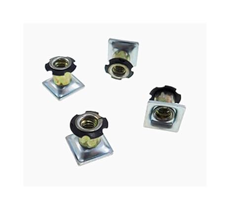 Amazon.com: 4 Pieces Metal Threaded Star Type Square Tube Inserts 5/8 ...