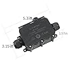 Outdoor Junction Box Waterproof IP68, 3 Way M20 Coaxial Underground ...