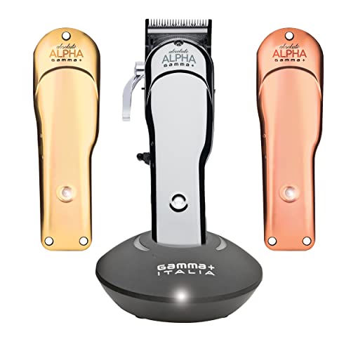 GAMMA+ Absolute Alpha Professional Modular USB Cordless Clipper with 5 ...