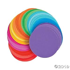 Amazon.com: Paint Chip Circles - 1,200 Piece Bulk Set: Health ...