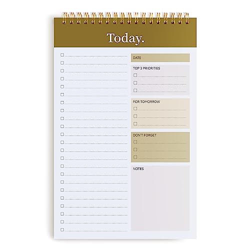 To Do List Pad - To Do List Notebook for Work with 52 Sheets, Undated ...