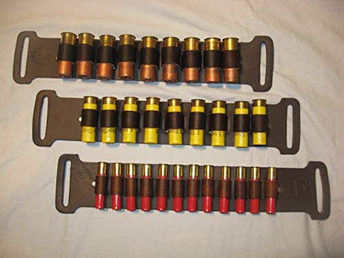 Amazon.com: Shotgun Shell Carrier Leather Slide on Holder for .410, 20 ...