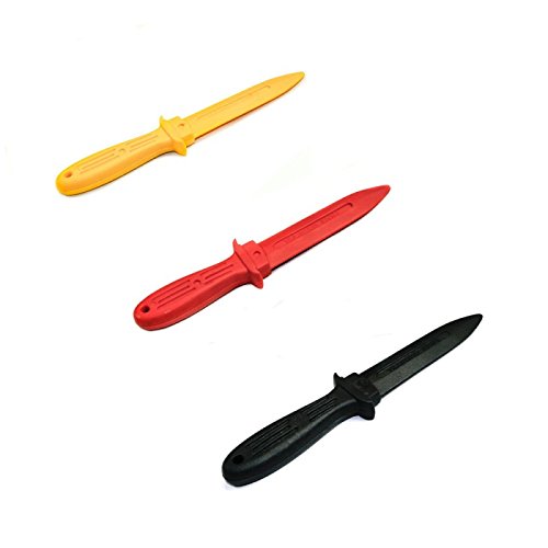 Krav Maga Hard Plastic Training Knife - Red: Amazon.co.uk: Sports ...