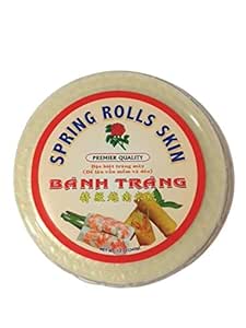 Amazon.com : 2 pack - Banh Trang Spring Roll Skin Wrappers - 12 oz ...