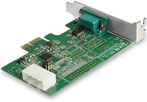 StarTech 1-port PCI Express RS232 Serial Adapter Card – PCIe RS232 Serial Host Controller Card ...