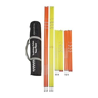 Diamond Football Mini Training Pole Set - Yellow/Orange, 1.5m: Amazon ...