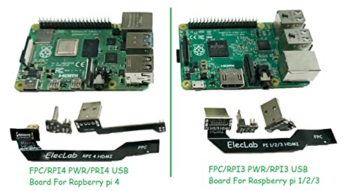 ElecLab 7 Inch 1024x600 IPS Touchscreen Monitor HDMI Capacitive LCD ...