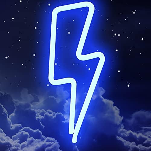 Led sign,neon signs for wall decor, neon lights signs,lightning bolt ...