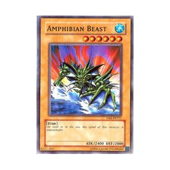 Amazon.com: Yu-Gi-Oh! - Amphibian Beast (LON-008) - Labyrinth of ...