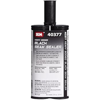 Amazon.com: SEM 29392 Black Seam Sealer - 10.1 fl. oz.: Automotive