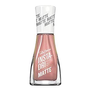 Amazon.com : Sally Hansen Insta Dri Matte Metallics, Rose Flush, 0.31 ...