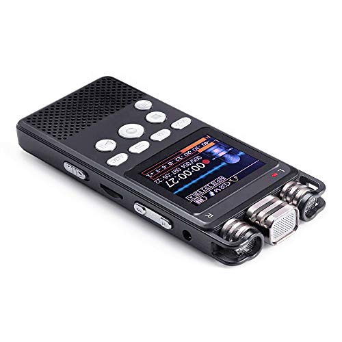HD Digital Voice Recorder 1563Kbps, 900 mAh, Voice Activated, FM Player ...