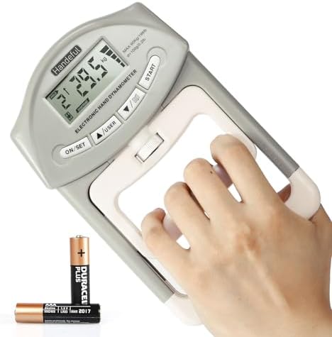 Handeful Grip Strength Tester, Digital Dynamometer for Hand Measurement ...