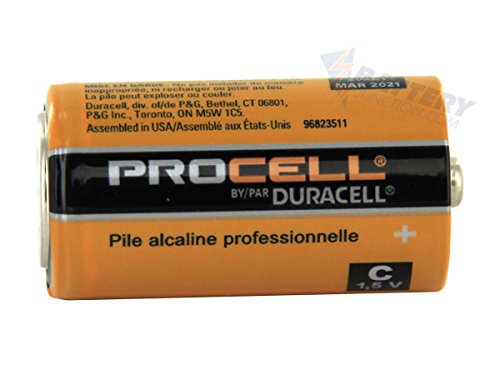 Duracell c12 procell pila alcalina profesional, 12 unidades