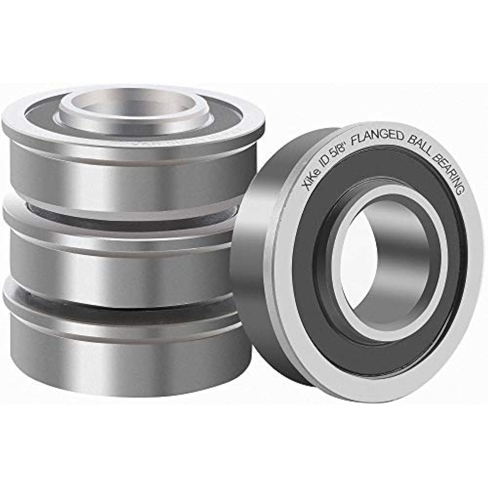 4 Pack Flanged Ball Bearing ID 5 8 X OD 1 3 8 Lawn Mower