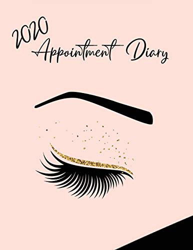 2020 Appointment Diary Eyelash Day Planner Book With Times in 15 2020 Appointment Diary Eyelash Day Planner Book With Times in 15