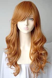 Amazon.com : Ginger yellow wigs for women, Ginger spice wig Daphne ...