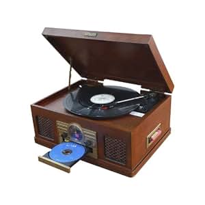 Amazon.com: Encore Technology 9285MO Nostalgic 5 in 1 Turntable CD AM ...