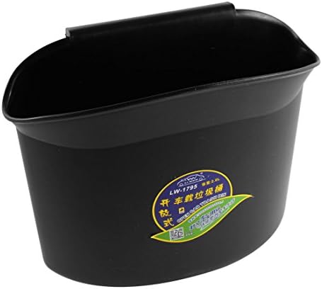 ZHuidjo Car Black Plastic Trash Rubbish Garbage Bin Box (SN: a53 fb3 ...