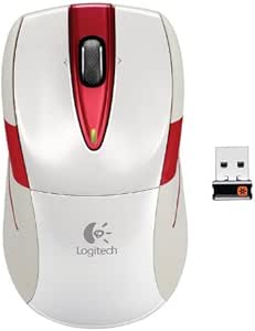 Amazon.com: Logitech Wireless Mouse M525 - White/Red: Electronics