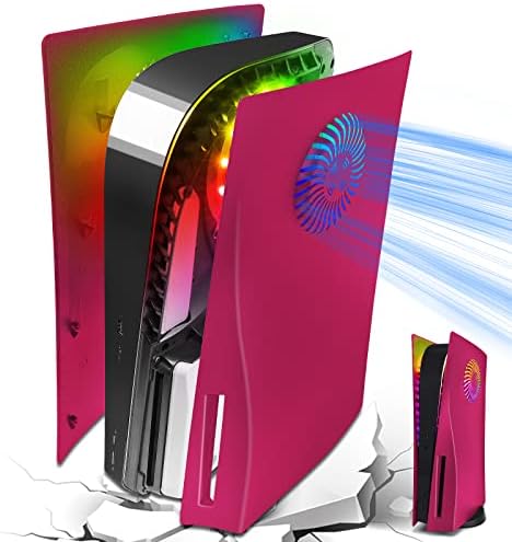 PS5 Plates Playstation 5 Accessories, PS5 Cover Face Plates and RGB LED ...