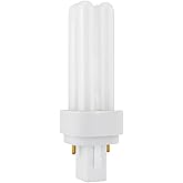 KOR (4 Pack) PL13W/2U/2P- 13 Watt Double Tube - GX23-2 (2 Pin) Base (5000K (Bright White ...