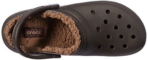 Crocs unisex adult Classic Lined | Warm and Fuzzy Slippers Clog ...