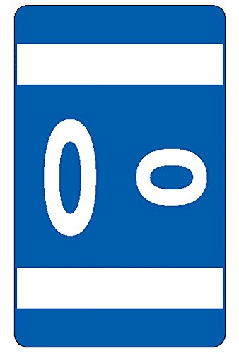 Smead AlphaZ ACCS Color-Coded Alphabetic Labels, Letter O, Dark Blue ...