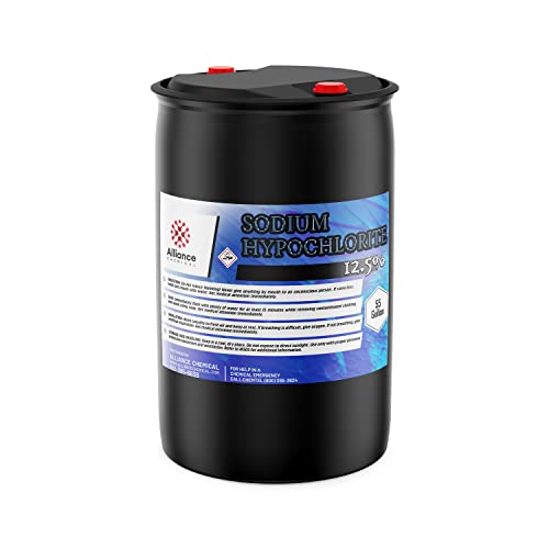 Sodium Hypochlorite 12.5% - 55 Gallon Drum - High Purity NSF 60 Grade ...