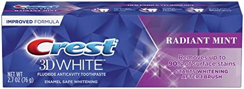 Crest 3D White Radiant Mint, Teeth Whitening Toothpaste, 2.7 oz price ...