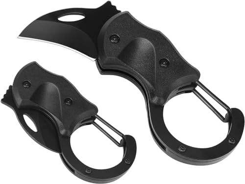 Mini Folding Pocket Knife,Cool Knife with Carabiner,Small EDC Box ...