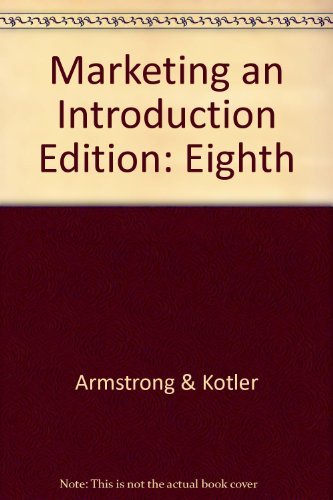 Marketing an Introduction: Armstrong&Kotler: 9780131687158: Amazon.com ...