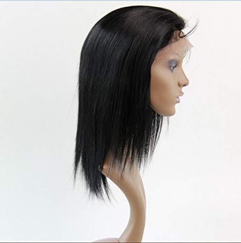 Amazon.com : Full Lace Wigs 10" chinese Hair Free Part Human Hair Wig ...