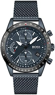 سعر Hugo Boss Men Analog Quartz Watch With Stainless Steel Strap ...
