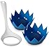 Amazon.com: Trudeau Silicone Egg Poacher with Handle: Kitchen & Dining