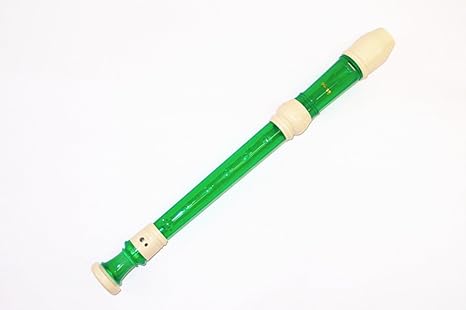 Amazon.com: Woodnote Translucent Green/Ivory 8 Holes Soprano Recorder ...
