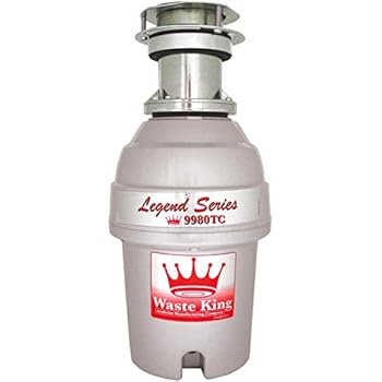 Waste King Legend Series 1 HP Batch Feed Garbage Disposal with Power ...