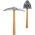 Amazon.com: PRETYZOOM Pickaxe Spade Toy 2pcs Dwarf Pickaxe Spade ...