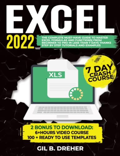 Mua Excel 2022: The Complete MUST-HAVE GUIDE to Master Excel Formulas and Functions| From ...