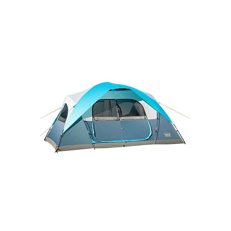 Timber Ridge Large Family Tent 10 Person 3 Seasons for Camping with ...