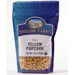 Amazon.com: Organic Yellow Popcorn - 6 x 15 Oz