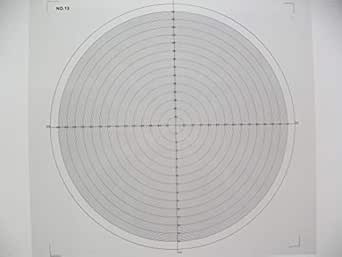 Optical Comparator Chart for Profile Projector Overlay Chart 330mm ...