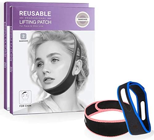 Effective Double Chin Reducer Strap - Facial Slimming Strap Reusable V ...