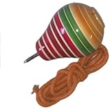 Amazon.com: Set of Two Spinning Tops Lattoo Lattu Spinning Lattoo with ...