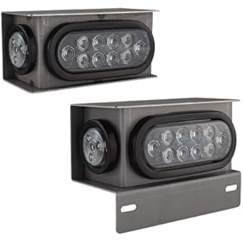 Amazon.com: Partsam Steel Trailer Truck Tail Light Mounting Box Black ...